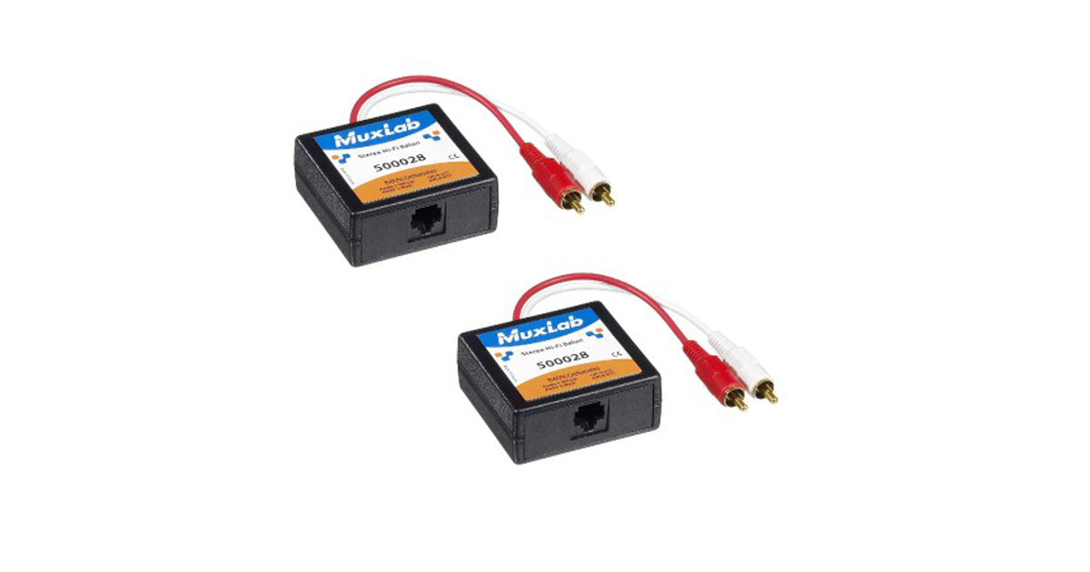 Muxlab Hi-Fi BALUN 500028 - 2 Pack